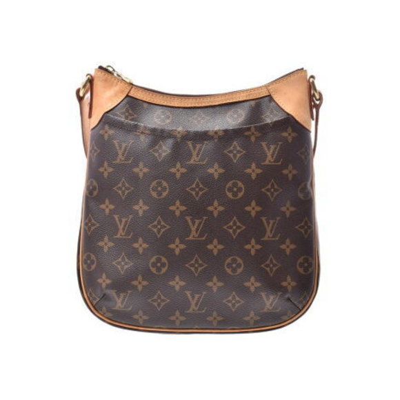 Louis Vuitton | Bags | Louis Vuitton Monogram Odeon Pm Brown Leather ...